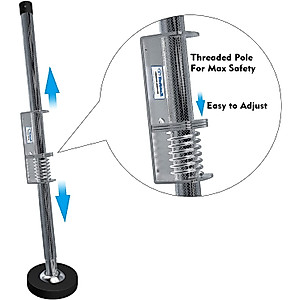 TOUGHER Ladder Leveler Pair,Ladder Accessories Tools Working on Stairs, Adjustable Ladder Leveler for Stable Platform and Ground Level for All Surfaces-Standard Version （20"）