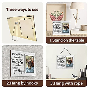 SteadStyle Dog Memorial Gifts for Loss of Dog, Pet Memorial Gifts, Sympathy Gifts for Loss of Dog, Pet Remembrance Gift, Dog Picture Frame, Pet Loss Gifts 4x6 in Photo