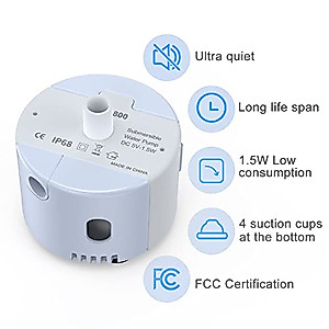 Wonder Creature Replacement Pump for Stainless Steel Cat Water Fountain