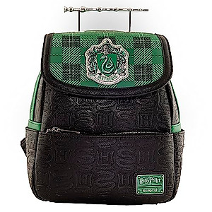 Loungefly Harry Potter 'Choose Your House' Collection: Slytherin House MIni-Backpack, Amazon Exclusive