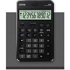 Desktop Calculator Function Desktop Calculators12 Digit LCD Display Solar Powered Basic Financial Accounting Calculator Calculators (Color : OneColor, Size : Voice Type)