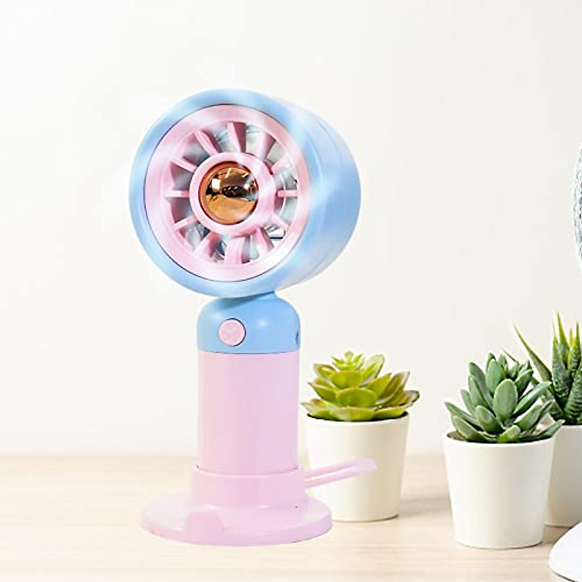 Guolarizi Hesroicy Fan 5 USB Charging Design Strong Power Low Noise Grille Compact Size Electric Fan Home Vintage Fans Metal
