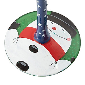 Enesco Designs by Lolita Holiday Go Big this Christmas Santa Hand-Painted Artisan Wine Glass, 15 Ounce, Multicolor