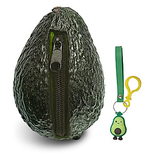 Avocado Coin Purse Pouch | Realistic Looking Avocado Wallet | Funny Novelty Gifts For Avocado Lover | Avocado Decor Decorations Accessories
