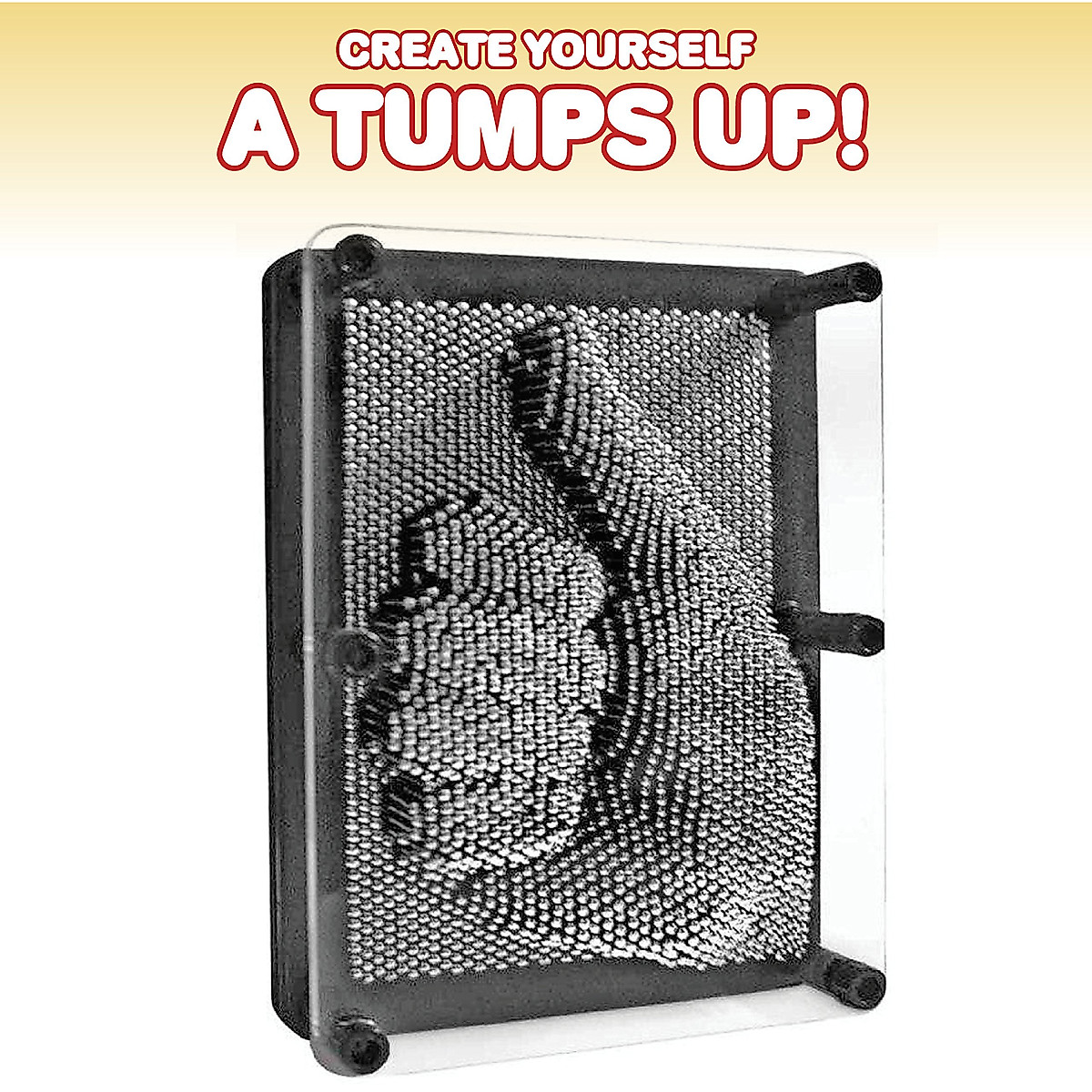 ArtCreativity 3D Pin Art Toy (Pack of 2) - Large 5x7 & Small 3.5x5 Sensory Boards for Kids & Adults - Autism-Friendly, Durable, Creative Gift Idea