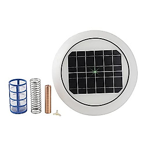 Solar ionizer, Solar Chlorine, Free Sun Shock, Reducer Chlorine, 13 inches, High-Power Solar Panel