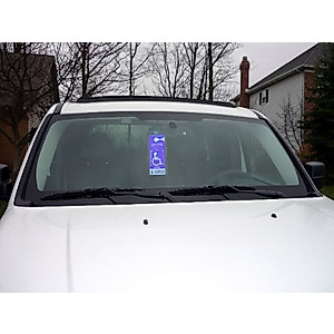 JL Safety 2 MirorTag Bronze Tag Holders Easily Display & Put Away a Handicap Parking Placard. Magnetically snap Your Tag On & Off to Magnet adhered Behind Rearview Mirror. 2 Included- Made in USA