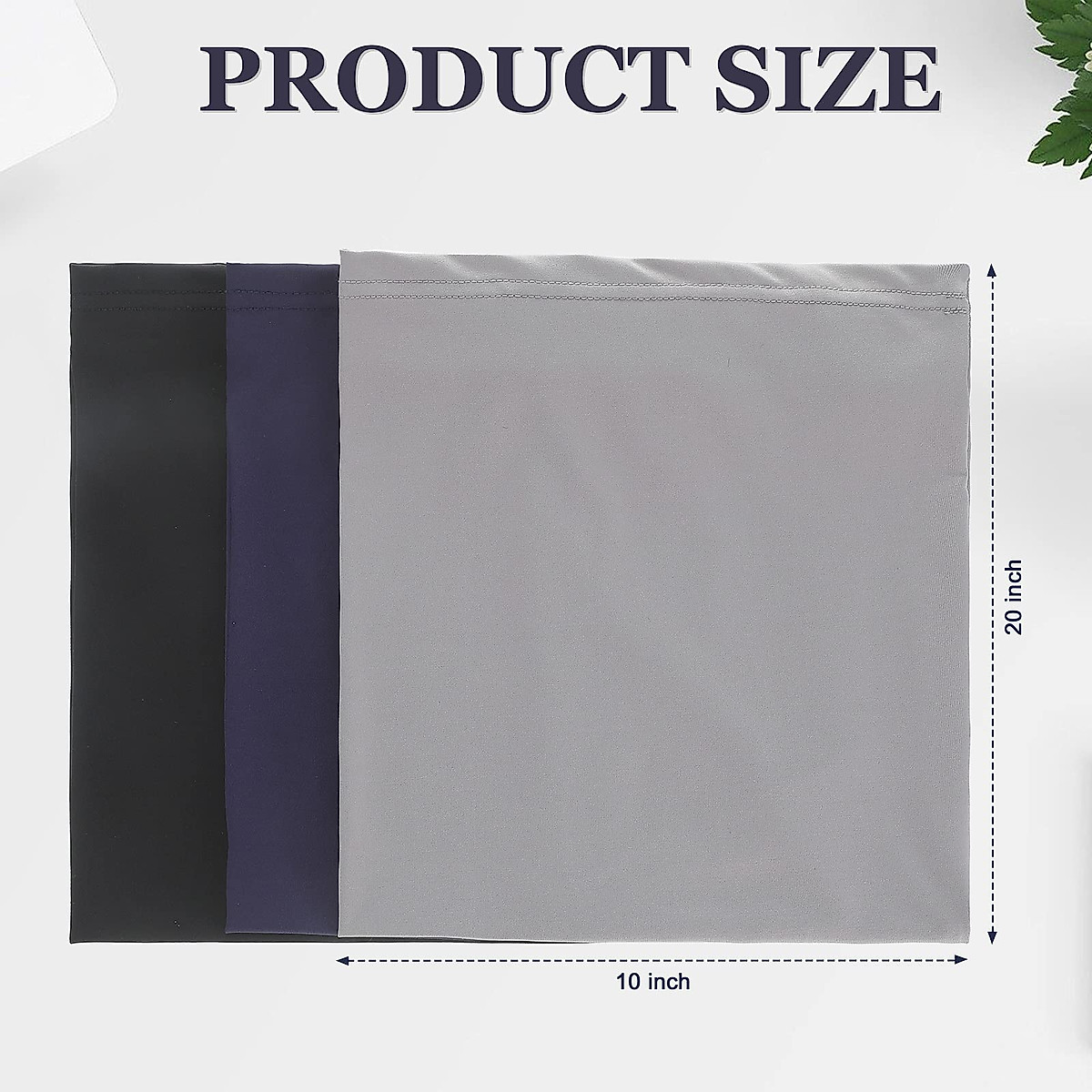 3 Pieces Satin Lined Dread Loc Cap Long Braid Cap Elastic Dreadlock Tube Sock for Full Cover Hair Stocking Night Sleep Bonnet (Gray, Blue, Black)