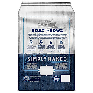 SIMPLY NAKED Wild Select Seafood Dog Food | No Chicken or Other Animal by-Products | Rich in Omega 3 & 6 Fatty Acids | Sustainably Sourced Wild Caught Fish | Made in The USA | 11lb Bag