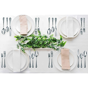 Mueller Flatware Set, 20-Piece Stainless Steel Silverware Set - Cutlery Set Service for 4 - Spoon, Knife, Fork, Salad Fork, Teaspoon - Dishwasher Safe