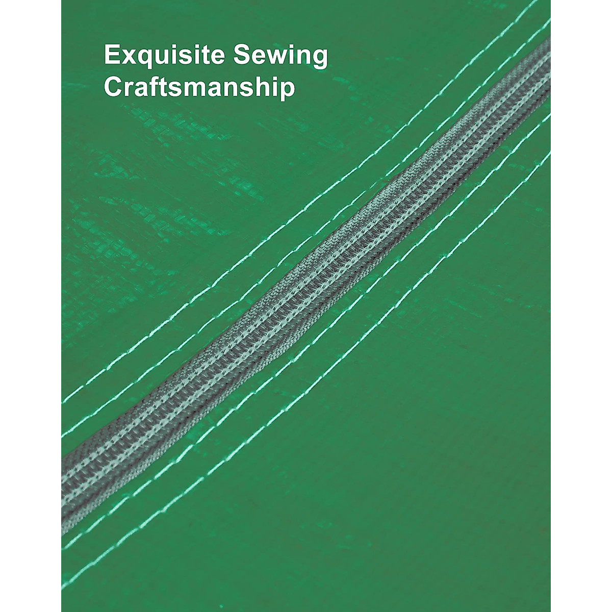 GAOMON 13'x20' Carport, Heavy Duty Portable Garage, 1.0 mm Steel Poles & 180 g PE Waterproof Canopy, for Boat, and Pickup Truck Green