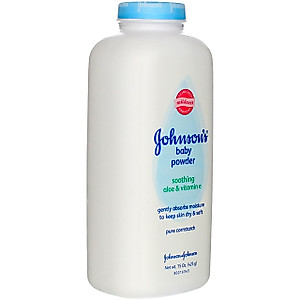 Johnson's Baby Powder, Pure Cornstarch, Lavender & Chamomile, 22 Ounce (Pack of 2)