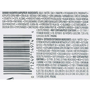 L'Oreal Paris Makeup Double Extend Beauty Tubes Lengthening 2 Step Mascara, Washable, Black, 0.33 oz., 2 Count