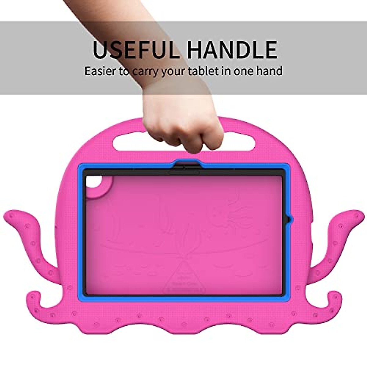 Case Cover Kids Case Compatible with Samsung Galaxy TAB A8 10.5" X200 / X205(2021) with Handle Bumper |Protective Kid-Proof Stand Tablet Cover Eva Shockproof Lightweight Dropproof Tablet Cover (Color