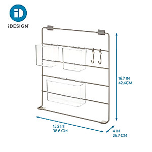 iDesign Ariel Modular Grid Under-Sink Cabinet Organizer, 16.69" x 15.2" x 4.06"