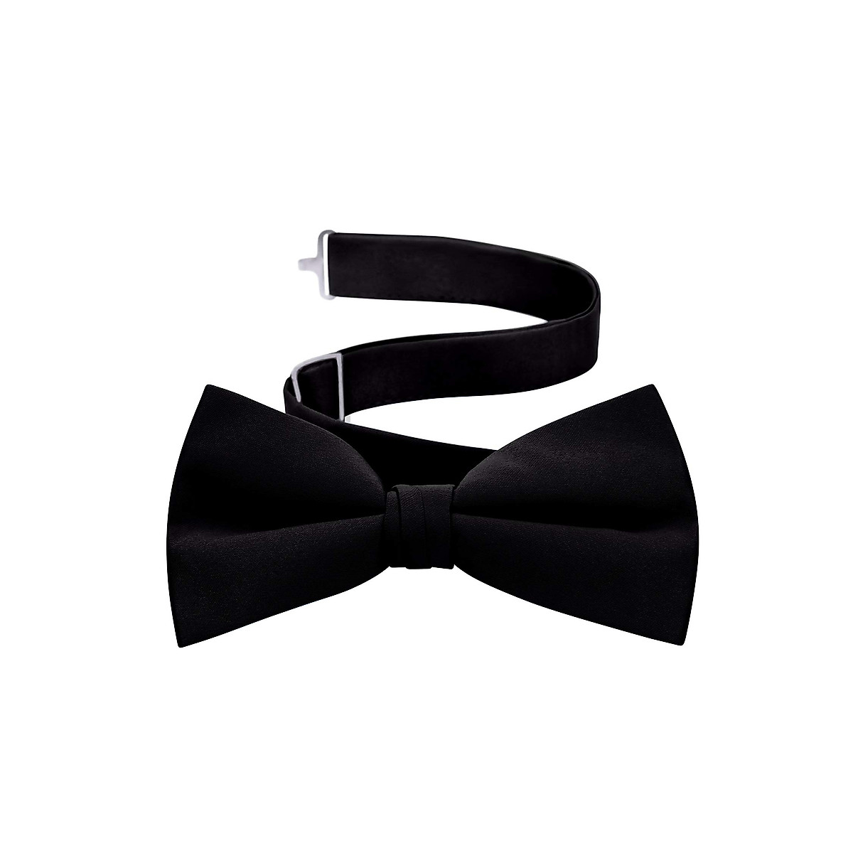 Men's Formal Satin Bowtie and Cummerbund Set - Black, By S. H. Churchill
