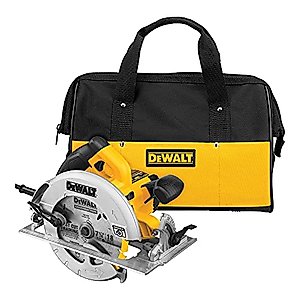 DEWALT Circular Saw, 15 Amp, 57 Degree Bevel, Electric Brake, Corded (DWE575SB)