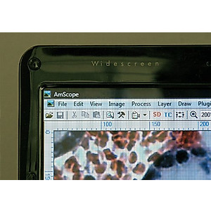 AmScope MD130 1.3MP Digital Microscope Camera for Still and Video Images, 40x Magnification, Eye Tube Mount, USB 2.0 Output, Includes Software