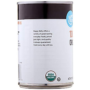 Amazon Brand - Happy Belly Organic 100% Pumpkin, Canned, 15 ounce (Pack of 1)