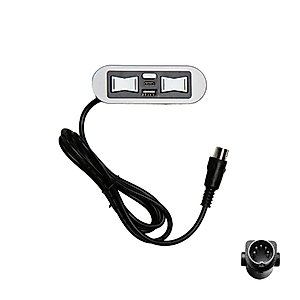 Uetmulik Recliner Emomo USB Type A and C Port 5 Button 5 Pin Hand Control Model HX90HU2 for Lift Chair