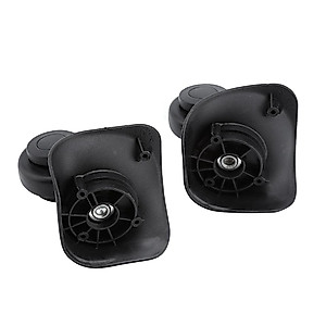 2 Piece PVC Replacement Spinning Wheels Suitcase Bag Repair Parts Swivel Travel Luggage Wheels Replacement kit Luggage Wheel