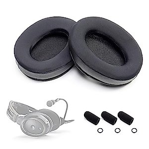 Voarmaks Aviation Headset Ear Pads with Cooling Gel and Memory Foam Compatible with Bose A20 A10 Refresh Kit with 1 Pair Ear Pads and 3 Microphone Foam Covers