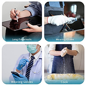 LIULANZ Stylus Pens with Pen Slot for Touch Screens, High Precision Capacitive Universal Stylus for iPad iPhone Tablets Samsung Galaxy All Touch Screen Devices (Black)