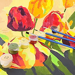 Similane Paint by Number for Adults Painting Perfect for Adult Paint by Numbers Kits On Canvas Home Wall Decor Gift No Frame (Flamingo-16x20 in)