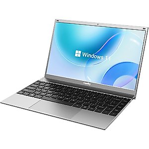 Coolby Windows 11 Laptop Computer, Intel Celeron Quad-core N4120 Processor, 12GB DDR4 RAM / 256GB SSD Notebook PC, 14.1" FHD 1920X1080 IPS Display, Support 2.4G/5G Hz WiFi, BT, Webcam, TF Card