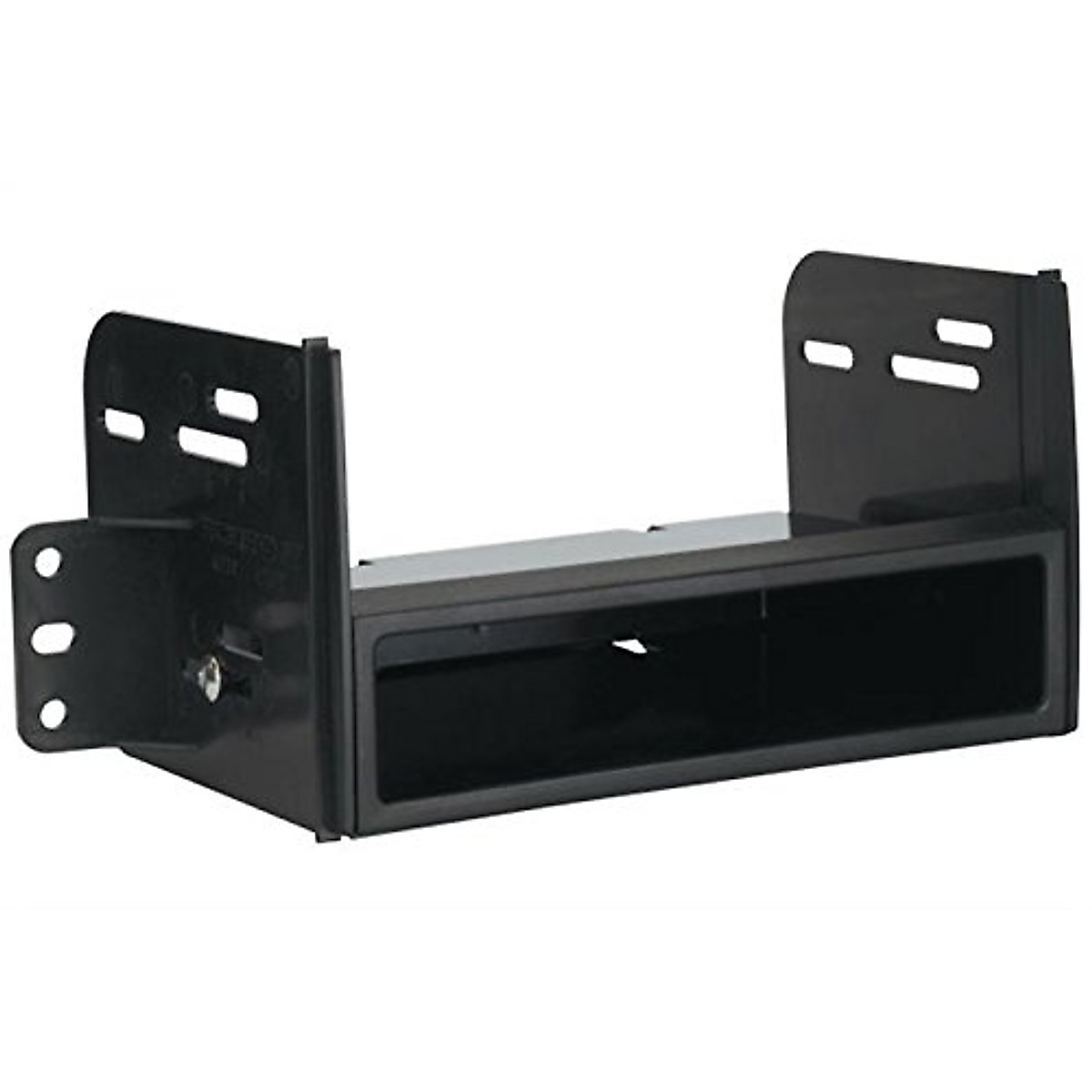 Scosche NN1662B Compatible with 2007-11 Nissan Versa ISO Double DIN & DIN+Pocket Dash Kit Black