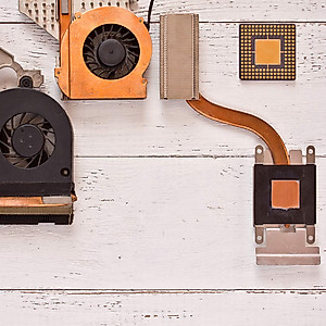 uxcell Flat IC Chipset Thermal Copper Heatsink for CPU GPU 15 x 15 x 1.8mm 10pcs