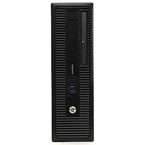 HP EliteDesk 800G1 Business Desktop Computer, Intel Quad Core i5, 16GB DDR3 RAM, 1 TB HDD, DVD-ROM, Windows 10 Pro, Webcam, New 24 Monitor (Renewed)