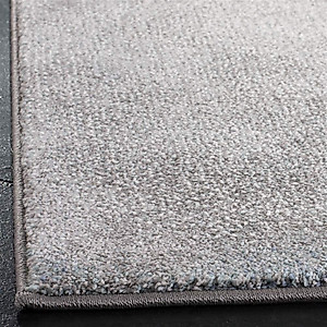 SAFAVIEH Galaxy Collection Area Rug - 9' x 12', Blue & Grey, Modern Abstract Design, Non-Shedding & Easy Care, Ideal for High Traffic Areas in Living Room, Bedroom (GAL117M)