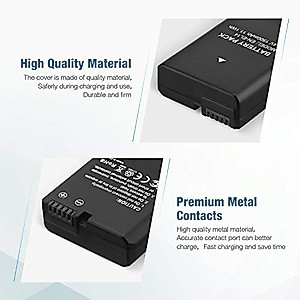 EN-EL14 EN EL14A Battery 2-Pack 1500mAh Li-ion Batteries Compatible with Nikon D3100 D3200 D3300 D3400 D3500 D5100 D5200 D5300 D5500 D5600 DF Coolpix P7000 P7100 P7700 P7800