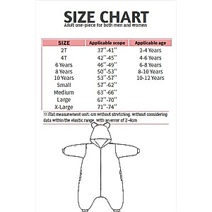 Unimyst Unisex Kids Flying Squirrel Onesie Pajamas, Polar fleece Role Playing Animal One Piece Halloween Costume Pajamas Home Clothing
