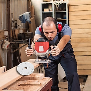 Universal Router Table Base Plate Router Acrylic Base Plate with Centering Pin Screws for Bosch Makita Ryobi