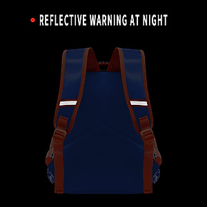 Toddler School Backpack 3D Comic Schoolbag Waterproof Lightweight Backpack for Elementary Student Schoolbag Kids（Blue M）