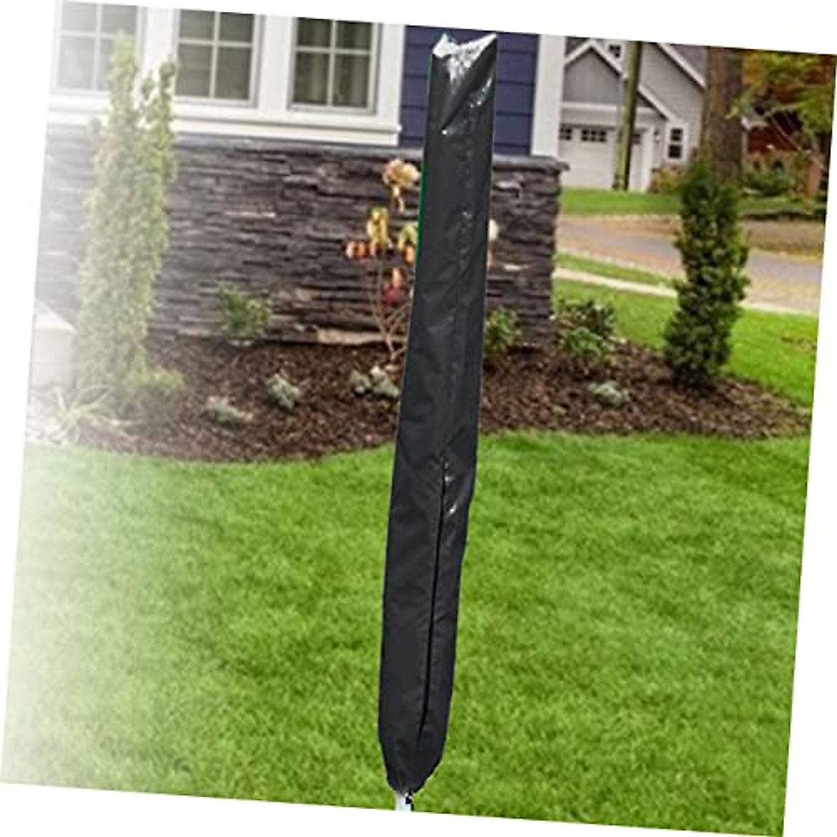 Alipis Clothes Drying Rack Cover Zipper Foldable Drying Rack Outdoor Drying Rack Laundry Racks for Drying Clothes Laundry Drying Rack Rotary Washing Line Cover Umbrella Cover