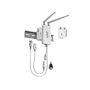 VONETS Industrial Mini 5GHz WiFi Bridge/Router WiFi to Ethernet Adapter 802.11a/n/ac(900Mbps) 2 RJ45 Ports/Antennas USB/DC Powered (DC5V-24V) for DVR Monitoring PLC Medical Device VAP11S-5G