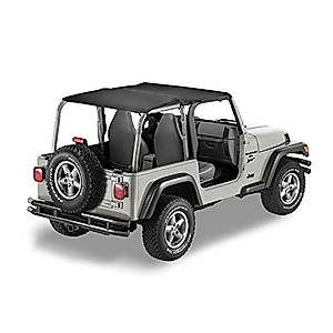 Bestop 5253115 Black Denim Safari-Style Bikini Top for 1997-2002 Wrangler