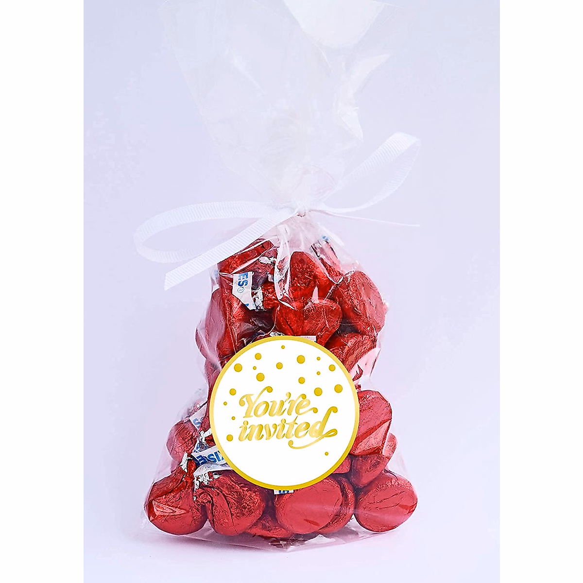 Gold Round You are Invited Stickers,Wedding Stickers for Envelopes,Save The Date Label,2 Inch Invitation Card Envelope Seals,Please Join Us Stickers for Envelopes160 Pcs Per Pack.