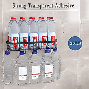 Dabuda 3 Pack Shower Caddy Bathroom Organizer with Hooks,Rustproof Wall Mount Shower Shelves with Soap Holder,No Drilling Stainless Steel Self-Adhesive Shower Storage Organizer for Bathroom