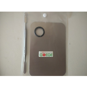 Goege Pro Stainless Steel Cosmetic Makeup Palette Spatula Tool (L5.9*W3.9 inch)