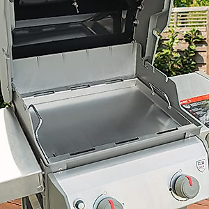 Stanbroil Stainless Steel Griddle Universal Grill Griddle for Weber Spirit 200 Series, Spirit II & II LX 200 Series Gas Grills, Replacement Parts for Weber Spirit S-210 E-210 E-220