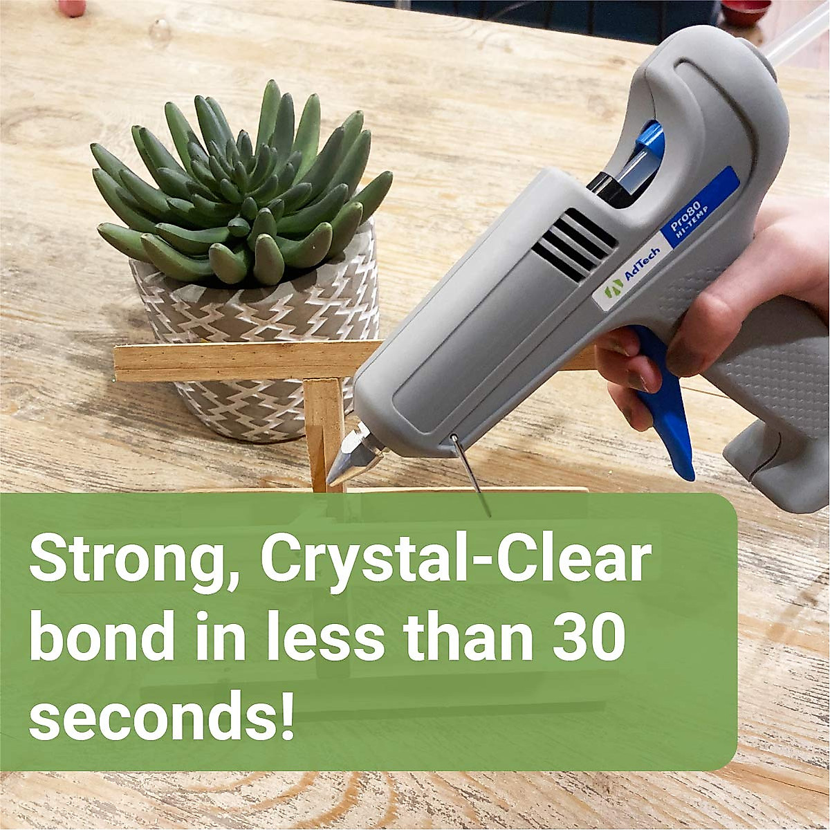 Adtech W220-14ZIP50 Crystal Clear Glue Sticks, 50 Pieces