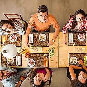 4 Inch Cake Pan Set of 5, Nonstick Round Cake Pans with 100 Pieces Parchment Paper, Baking Pan for Mini Cake Pizza Cheesecake, Non Toxic & Leakproof , Aluminum Material Food Grade Non Stick Coating