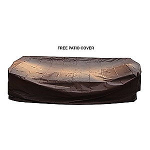 Ohana Collection 7-Piece Outdoor Patio Furniture Sectional Conversation Set, Gray Wicker with Gray Cushions - No Assembly with Free Patio Cover