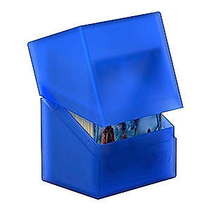 Ultimate Guard Boulder 80+, Deck Case for 80 Double-Sleeved TCG Cards, Sapphire, Secure & Durable Storage for Trading Card Games, Soft-Touch Finish