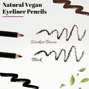 Fifth & Skin Better'n Ur Eyes Eyeliner Pencil (BLACK) – NATURAL - Hypoallergenic - Sensitive Eyes - Gluten Free - Cruelty Free - Paraben Free - Smooth Application