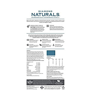 Diamond Skin & Coat Real Meat Recipe Dry Dog Food with Wild Caught Salmon 30 Pound (Pack of 1)